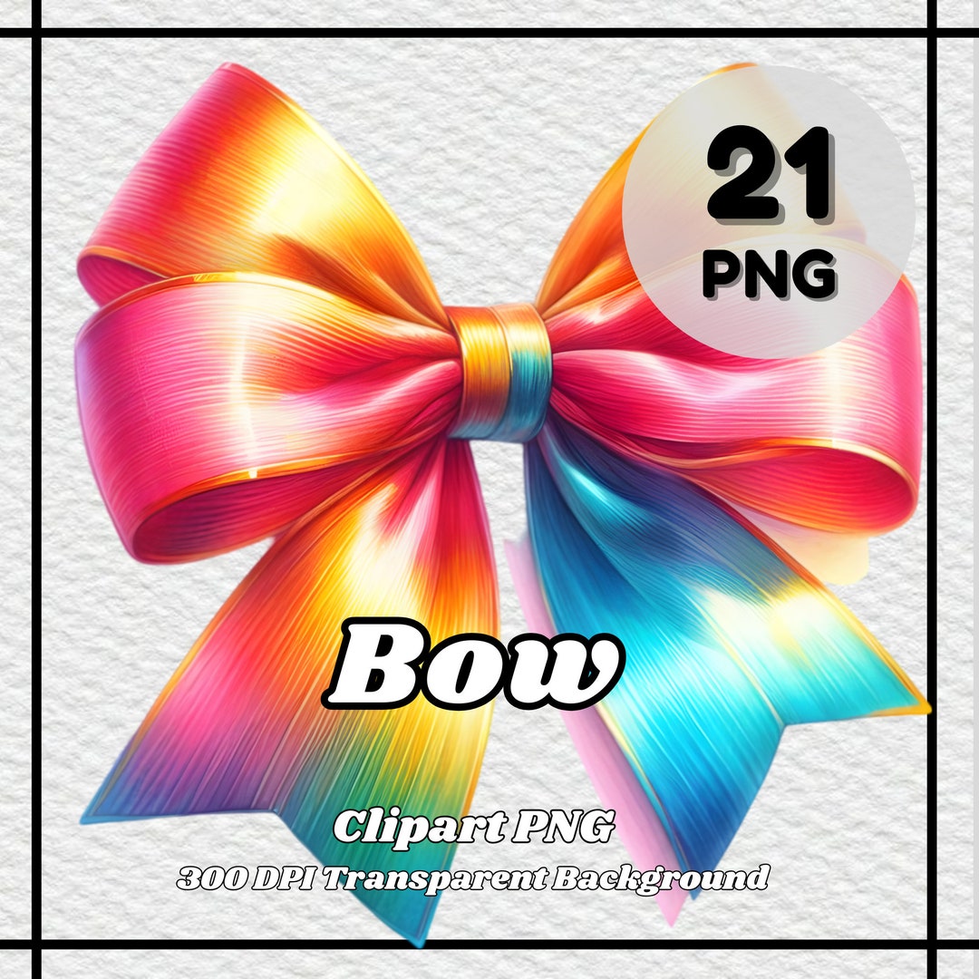 Bow PNG - 21 Bow Clipart - PNG Files, Transparent Background, 300 DPI ...