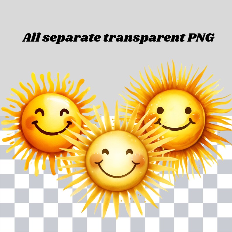 Sun Smiley Face PNG 21 Sun Smiley Face Clipart PNG Files, Transparent ...