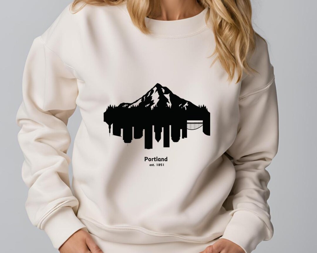 Portland Mount Hood SVG PNG JPG - Etsy