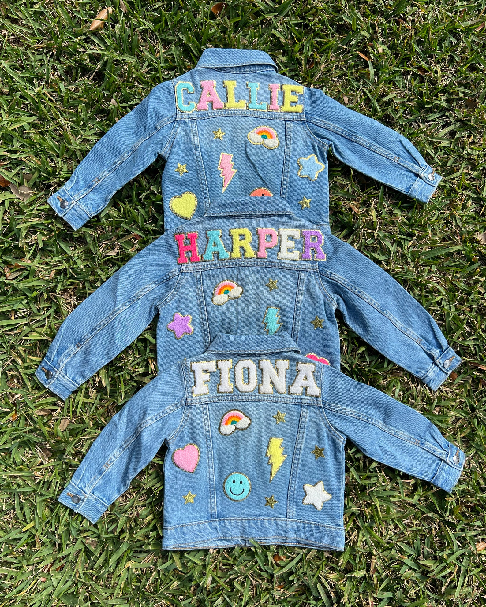 Personalized Denim Jackets for Kids Toddlers Babies Jean Jackets Custom ...
