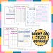 2024 ADHD Planner for Kids Digital and Printable Cleaning Schedule ...