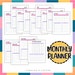 2024 ADHD Planner for Kids Digital and Printable Cleaning Schedule ...