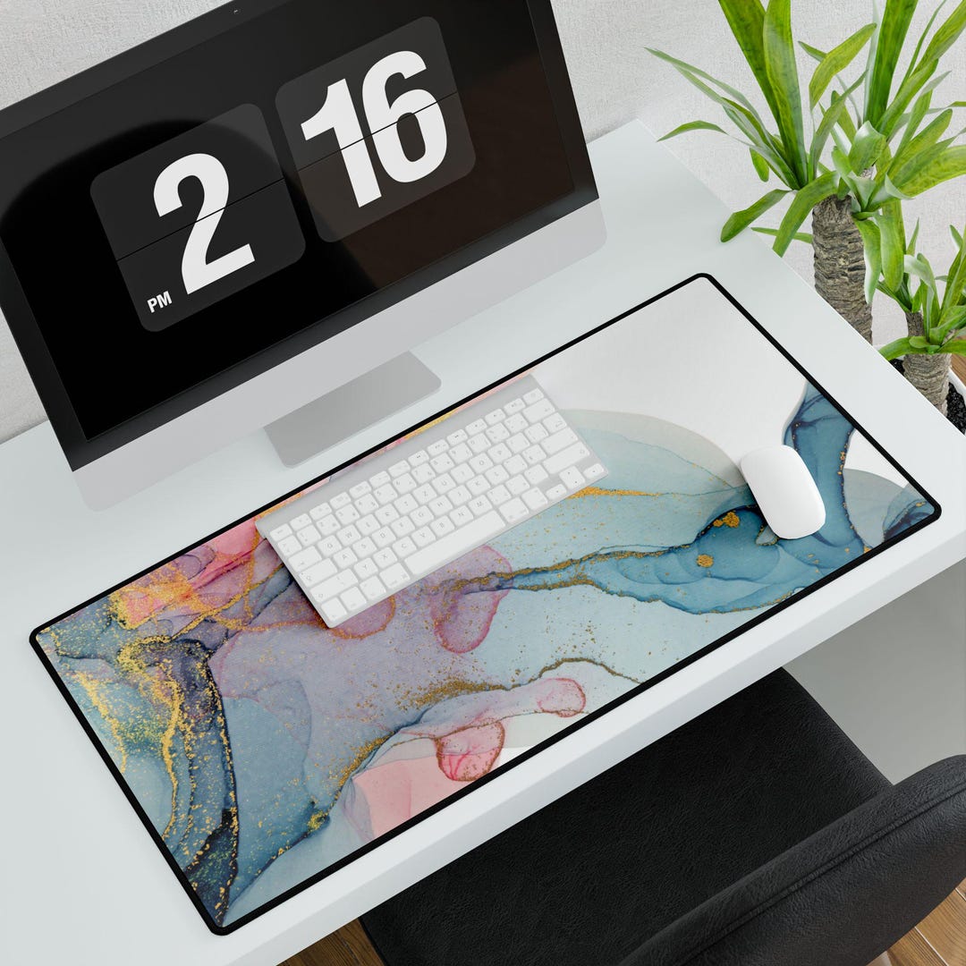 Elegant Abstract Desk Mats for Home Office Decor, Stylish Mouse Pad ...