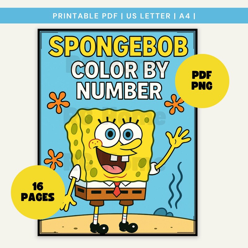 Spongebob Art Kit - Etsy