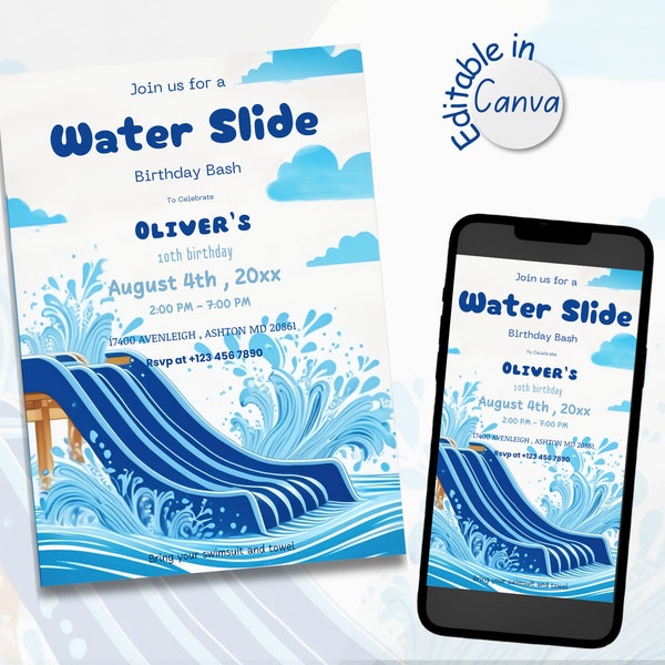 Waterslide - Etsy