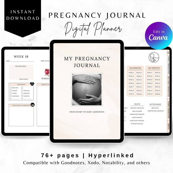 Pregnancy Journal - Etsy