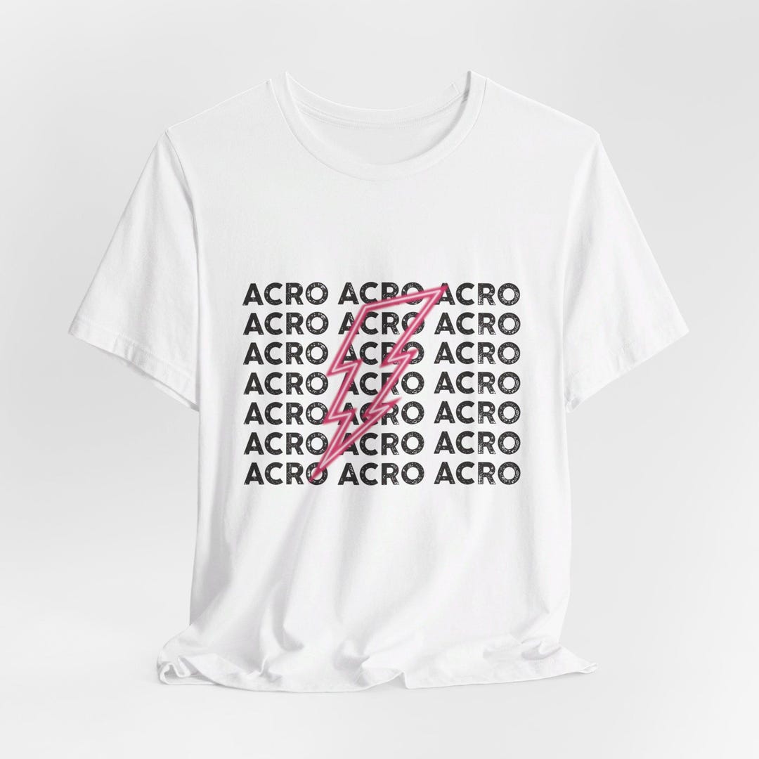 Acro Lightning Bolt Shirt, Acro Doubles Shirt, Acro Team Shirt, Acro ...