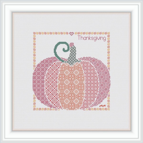 Blackwork Sampler Alphabet Letters Silhouette Geometric Ornament Font ...