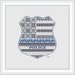Cross Stitch Pattern Police Emblem Ornament Badge Policeman Profession ...