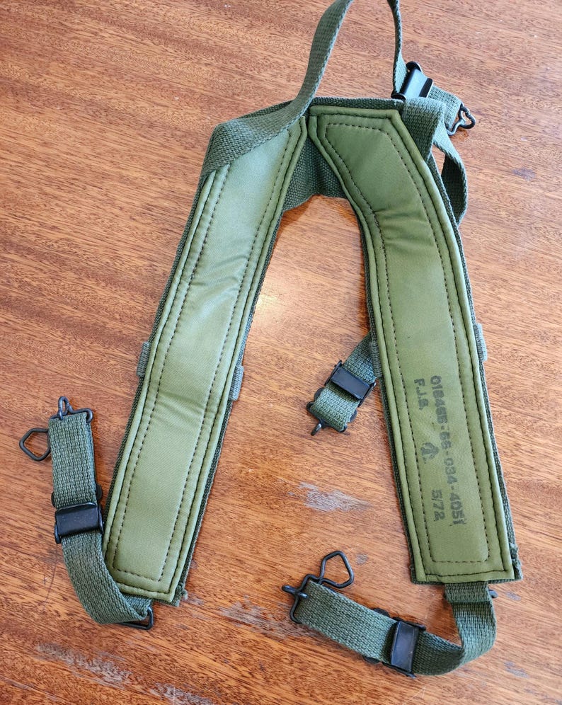 Australian Army 1972 Vietnam Era M56 Webbing Belt H Harness New Old ...