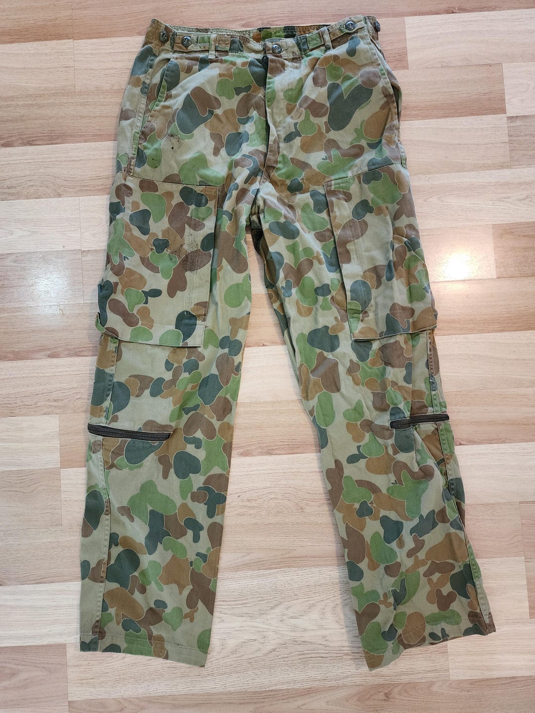 1995 Medium 90cm 35 Inch Australian Army Dpcu Tanker Auscam Camouflage ...