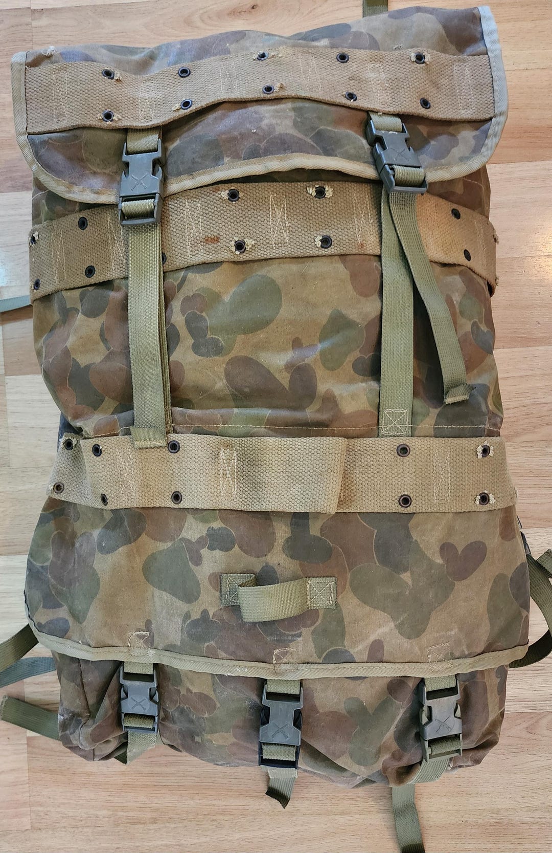 Australian Army Auscam Day Bag Backpack Pack Bergen Dpcu Canvas ...