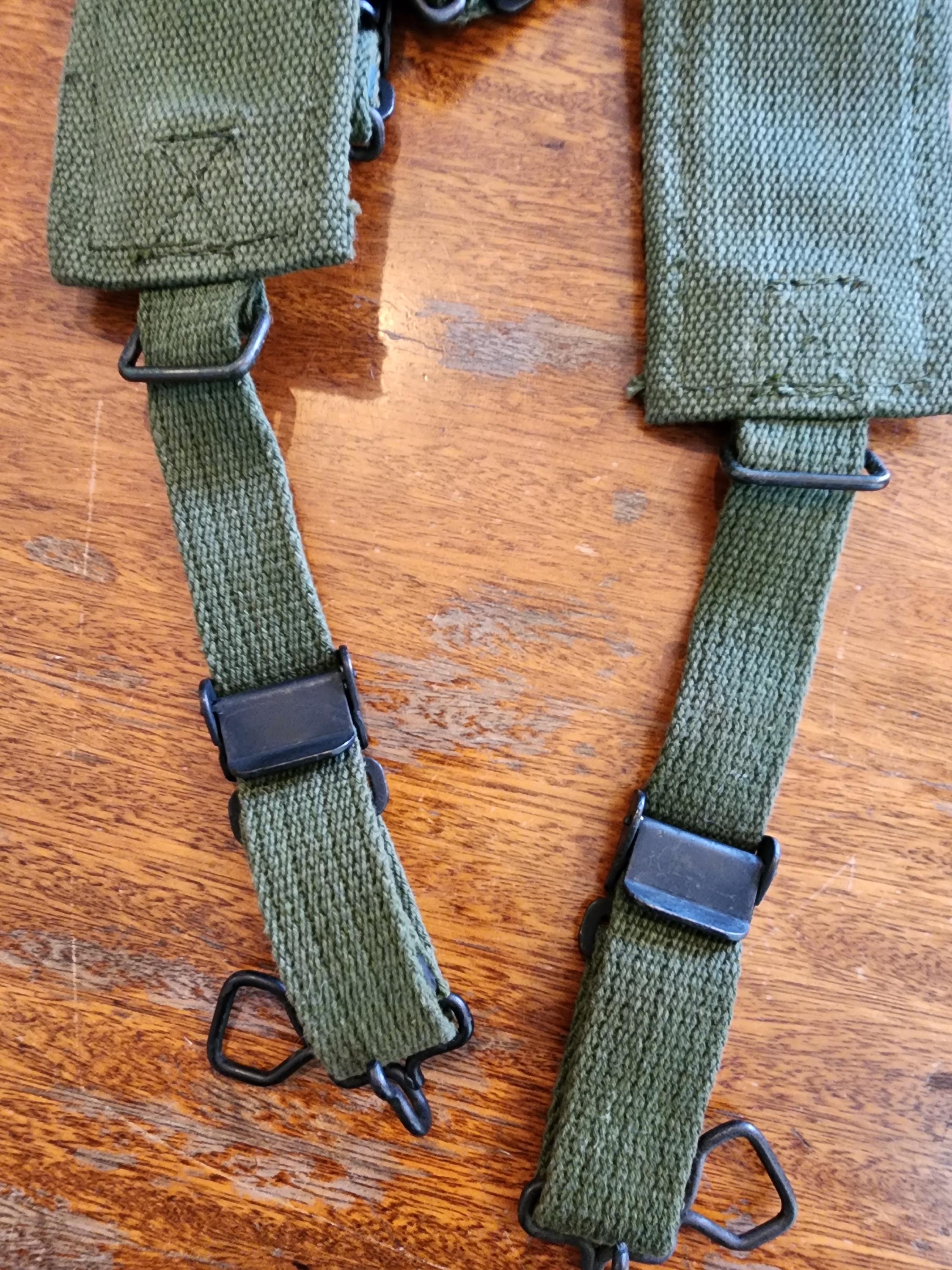 Australian Army 1972 Vietnam Era M56 Webbing Belt H Harness New Old ...