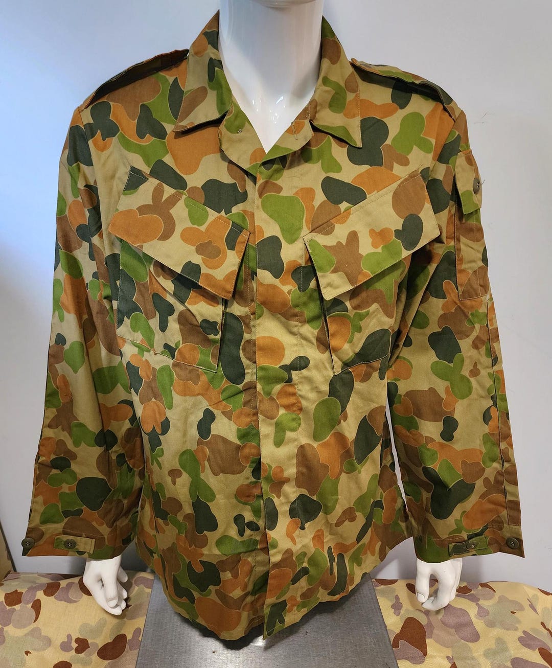 1993 Large 107cm 42inch Australian Army Dpcu Auscam Camouflage Combat ...