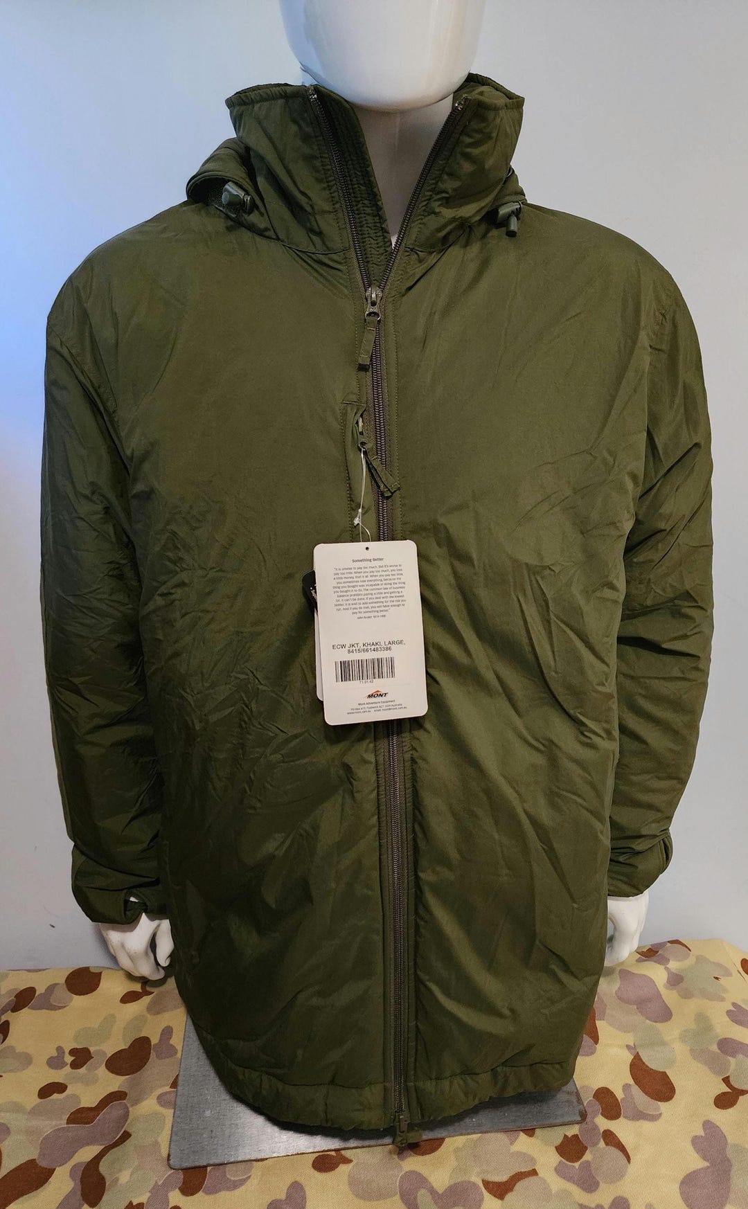 Large Australian Army Platatac Jacket Coat Windbreaker Auscam DPCU - Etsy