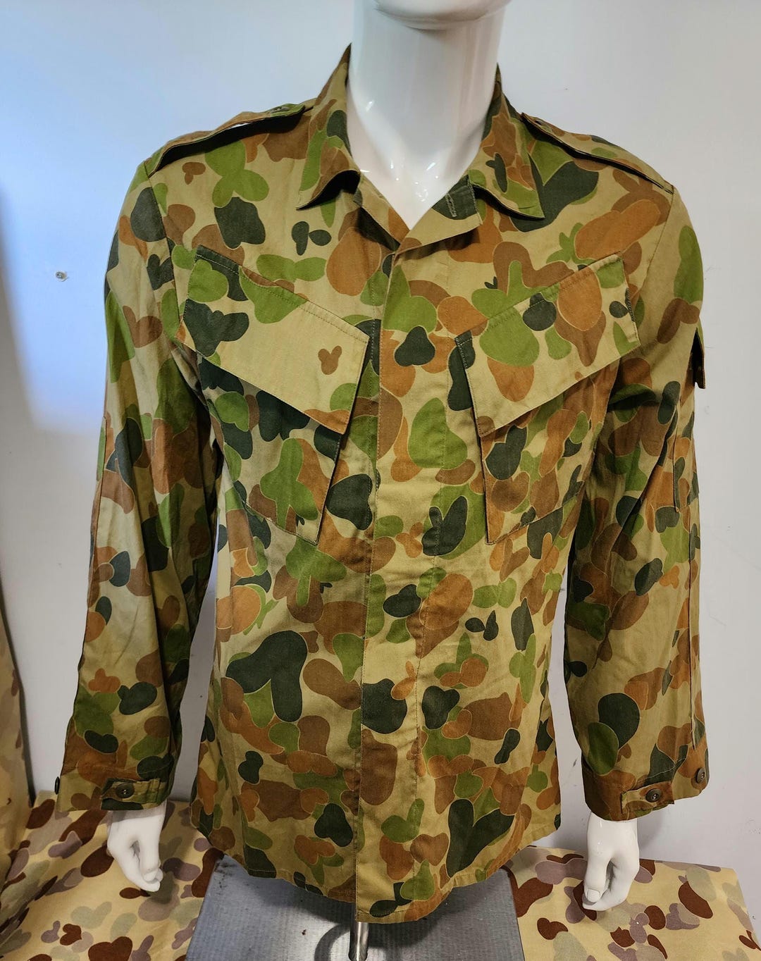 1992 Large 92cm 36 Inch Australian Army Dpcu Auscam Camouflage Combat ...