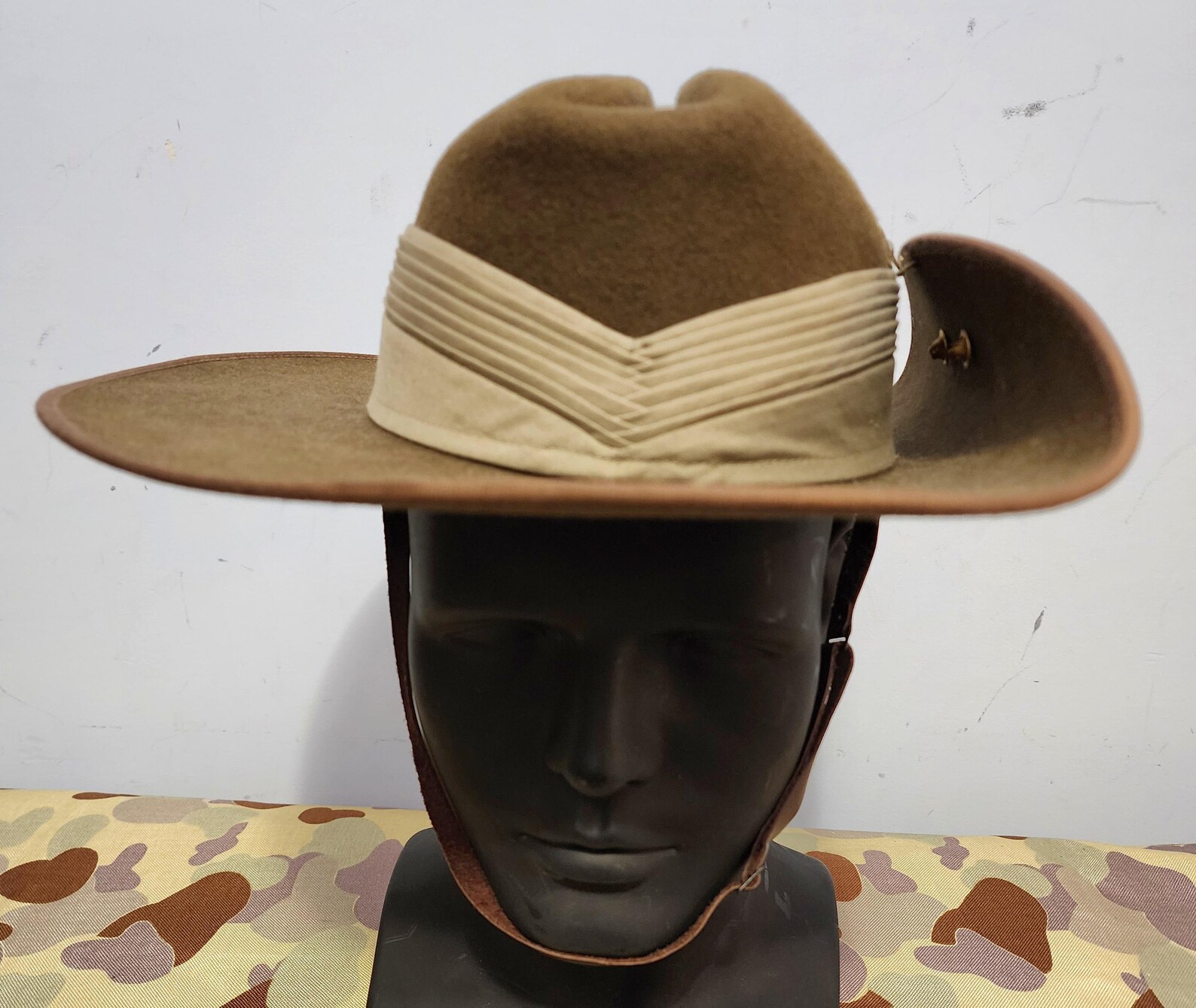 Australian Army Slouch Hat Rising Sun Badge Puggaree Medium Size 57 - Etsy