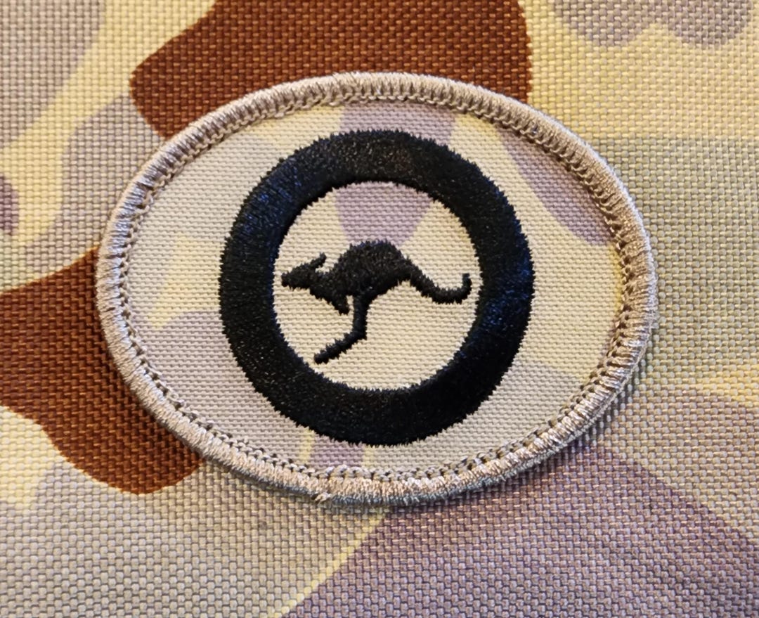 Australian Airforce RAAF DPDU Biscuit Shirt Shoulder Patch Rising Sun ...