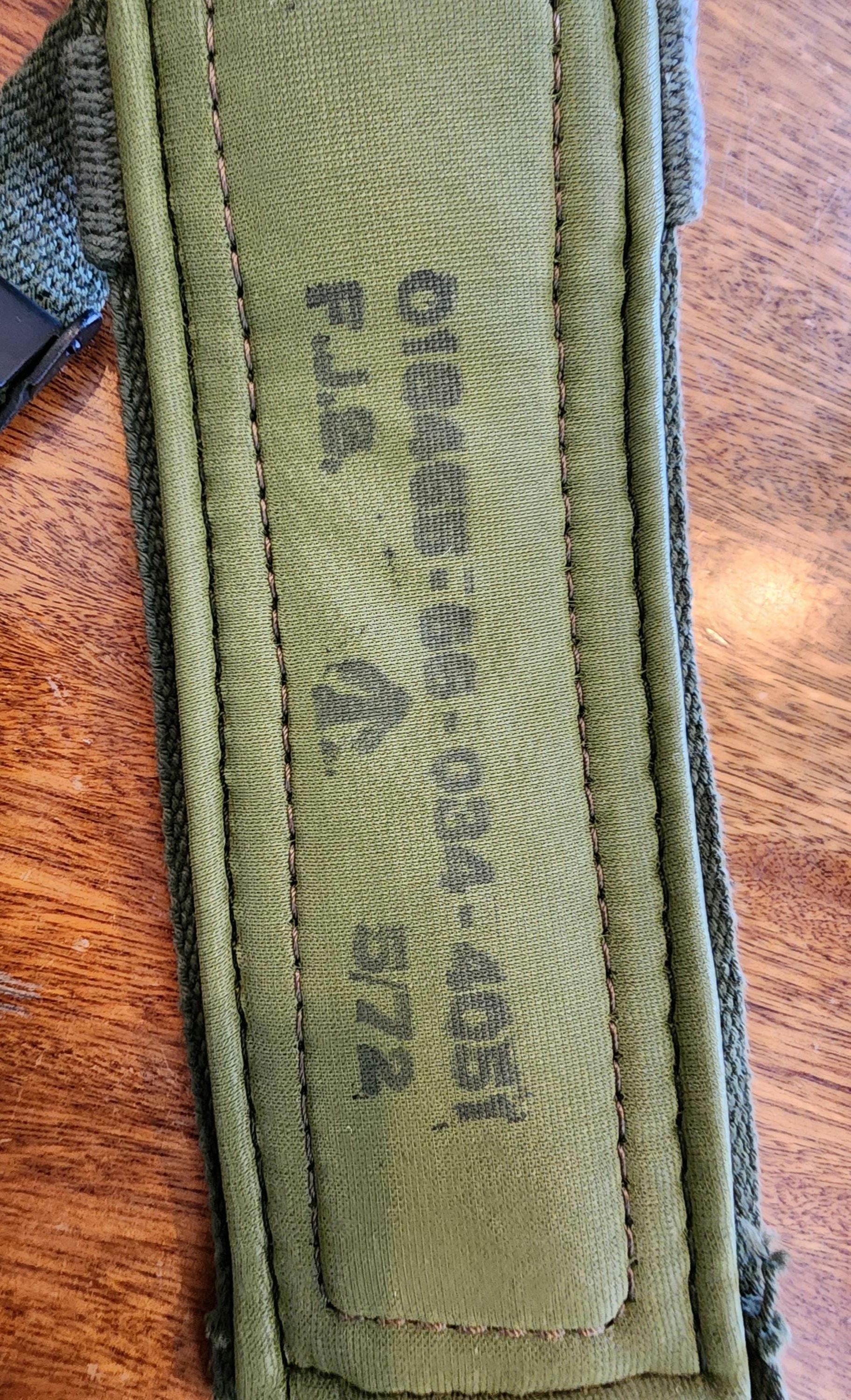 Australian Army 1972 Vietnam Era M56 Webbing Belt H Harness New Old ...