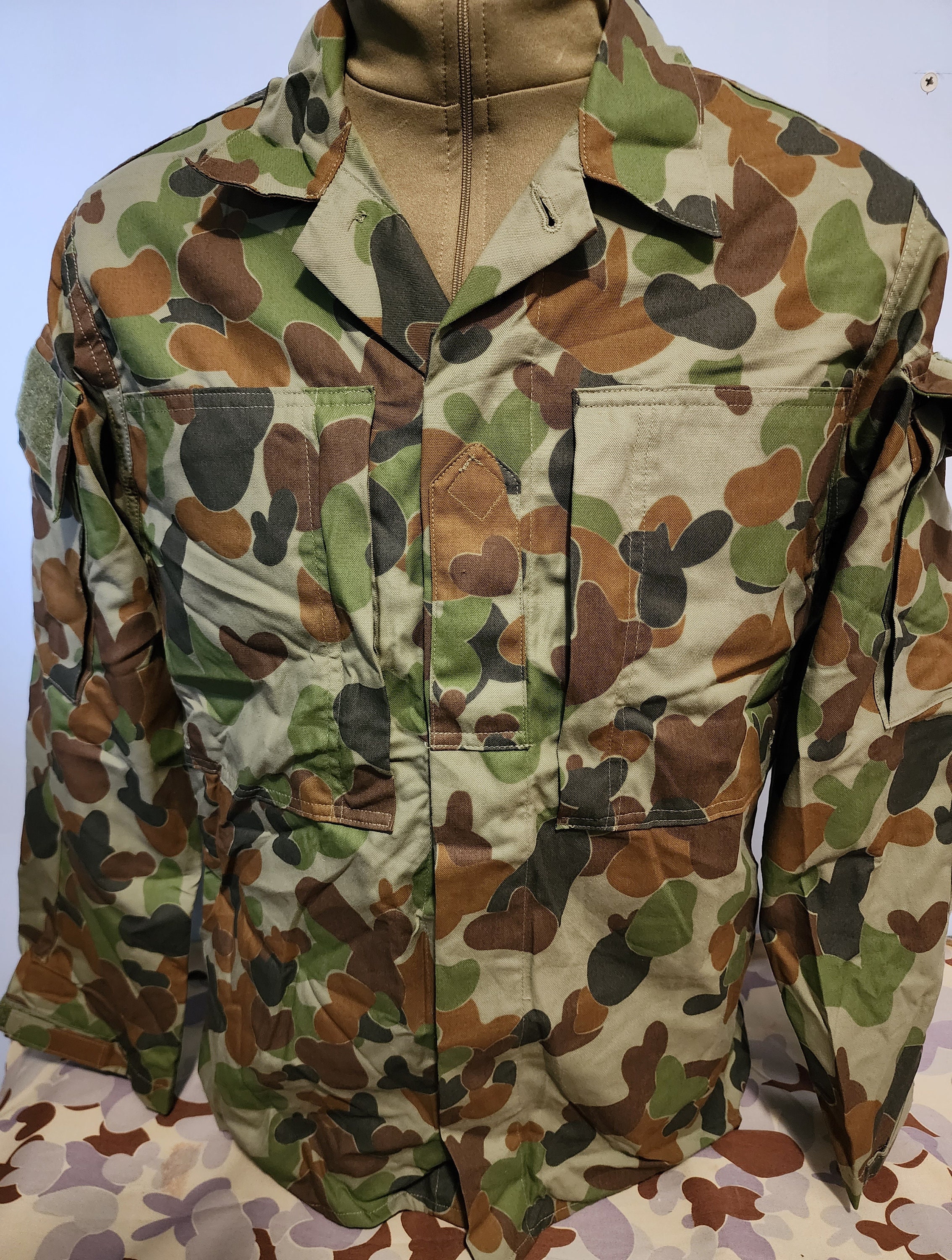 New Old Stock Small Australian Army Dpcu Auscam Camouflage Combat Field ...