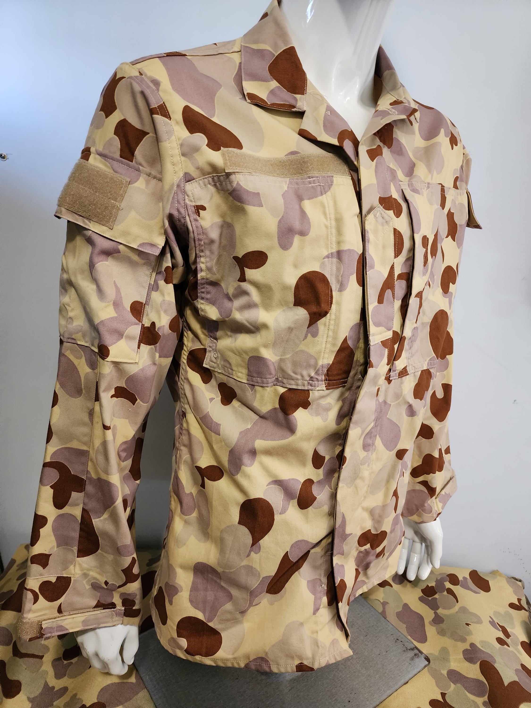 New Medium Australian Army DPDU Desert Auscam Camouflage Combat Shirt ...