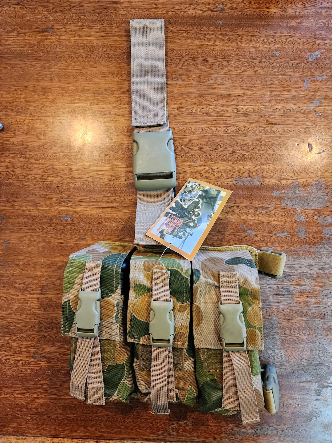 Auscam Dpcu Drop Leg Magazine Mag Holster Webbing Pouch Old Kitbag ...