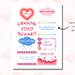 Kids Valentine's Day Lunch Notes, Printable Valentine's Day Lunch Notes ...