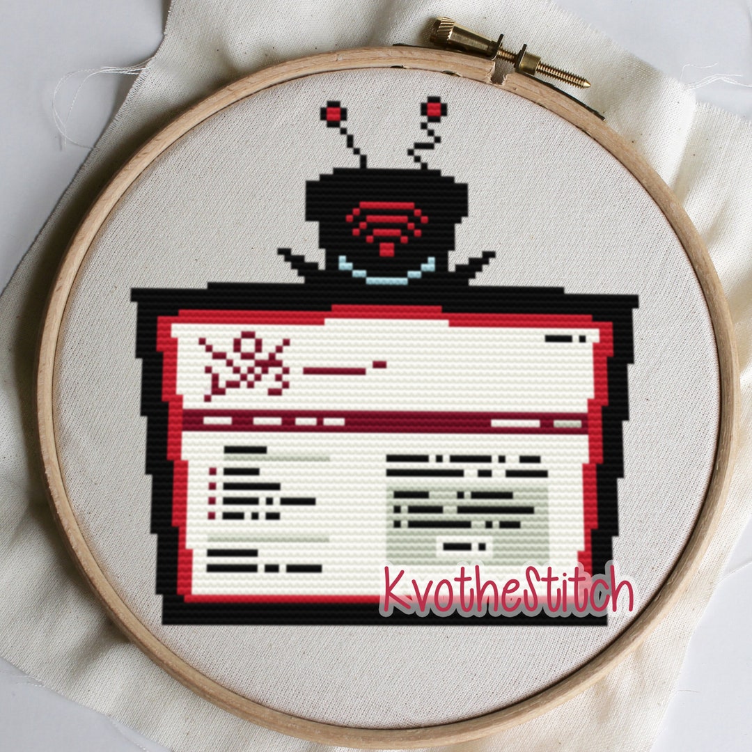 Vox Ao3 Cross Stitch Pattern Hazbin Hotel - Etsy