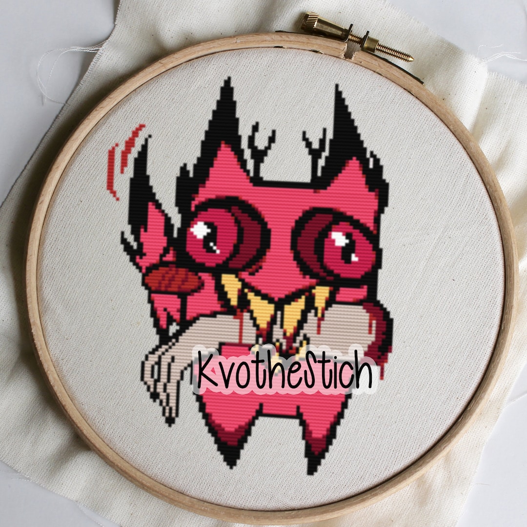 Cursed Cat Alastor Meme Hazbin Hotel Cross Stitch Pattern - Etsy UK