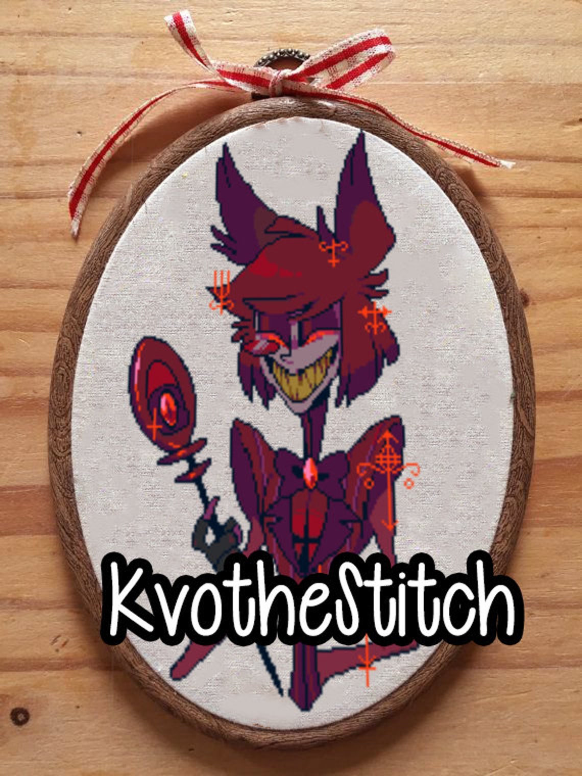 Alastor Cross Stitch Pattern Hazbin Hotel - Etsy