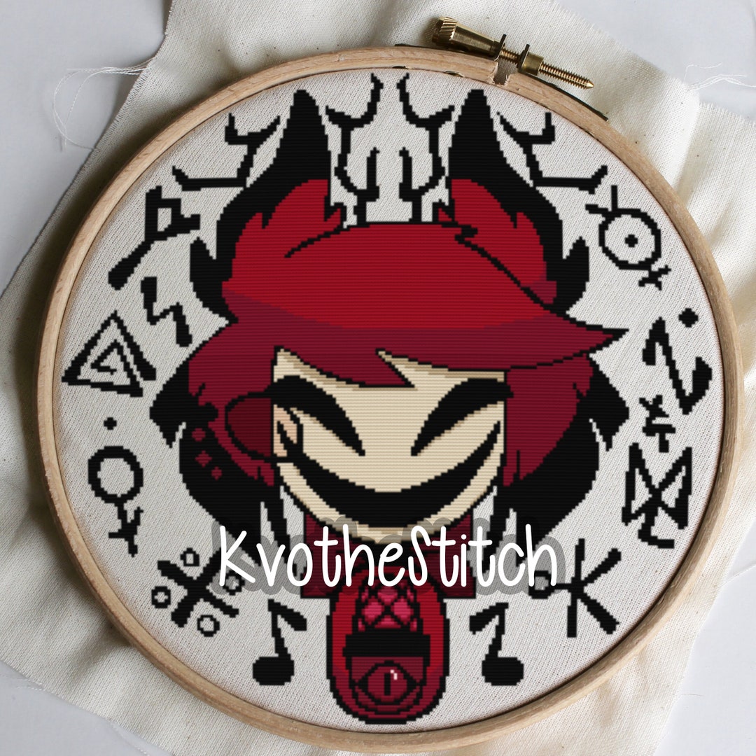 Alastor Hazbin Hotel Cross Stitch Pattern - Etsy