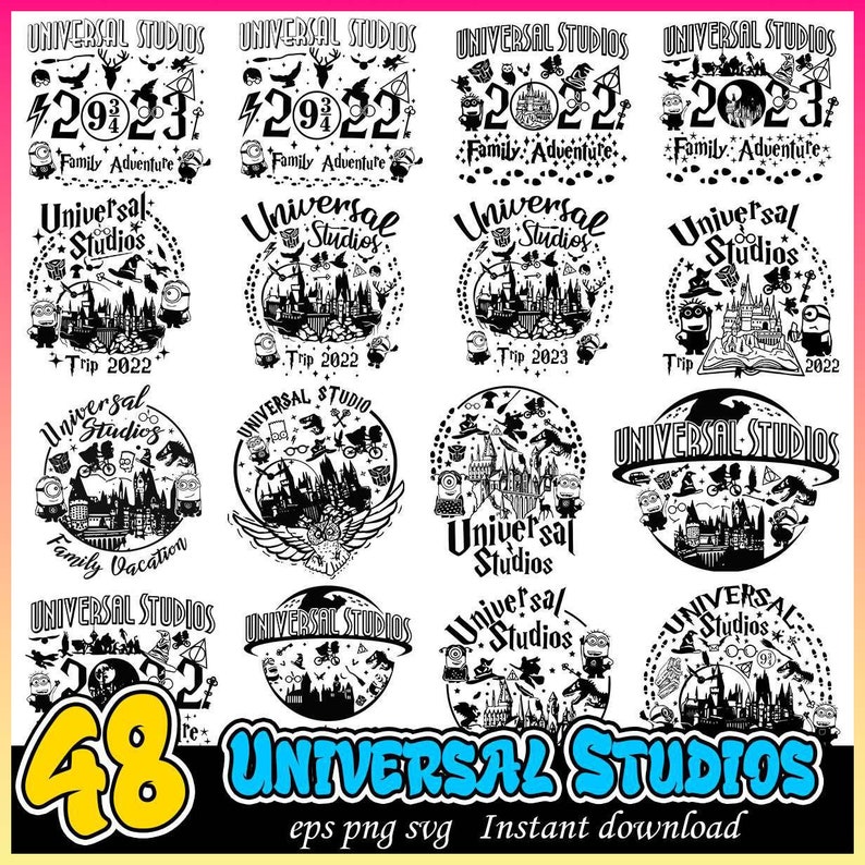 Universal Studios Svg, Family Trip Universal Studios Svg, Universal ...