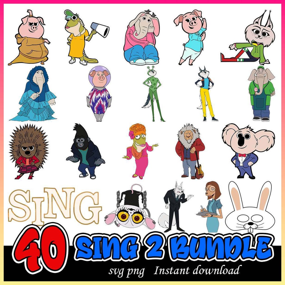 Sing Png, Clip Art, Instant Download, Birthday, Party, Cricut, Digital ...
