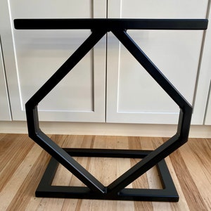Diamond C-table Base - Matte Black - Etsy