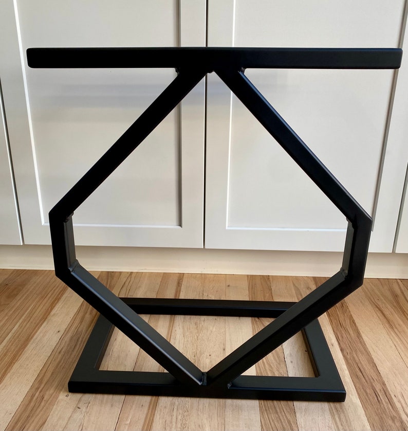 Diamond C-table Base - Matte Black - Etsy