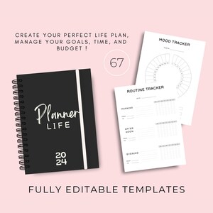 Life Planner Printable | Editable Life Planner Book Pdf | Canva Life ...