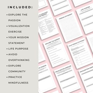 Find Your Passion Planner Journal | Discover Purpose, Set Goals, Spark ...