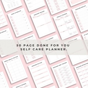 Daily Self-care Planner | Track Habits, Mood | Personal Wellness Goals ...