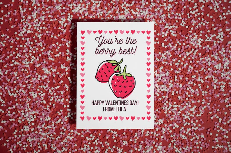 Valentines Day Cards for Class, Valentines Day Cards Printable and ...