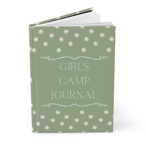 Floral Girls Camp Journal, Summer Camp Journal, Christian Journal ...