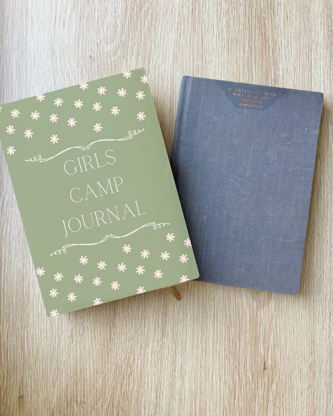 Floral Girls Camp Journal, Summer Camp Journal, Christian Journal ...