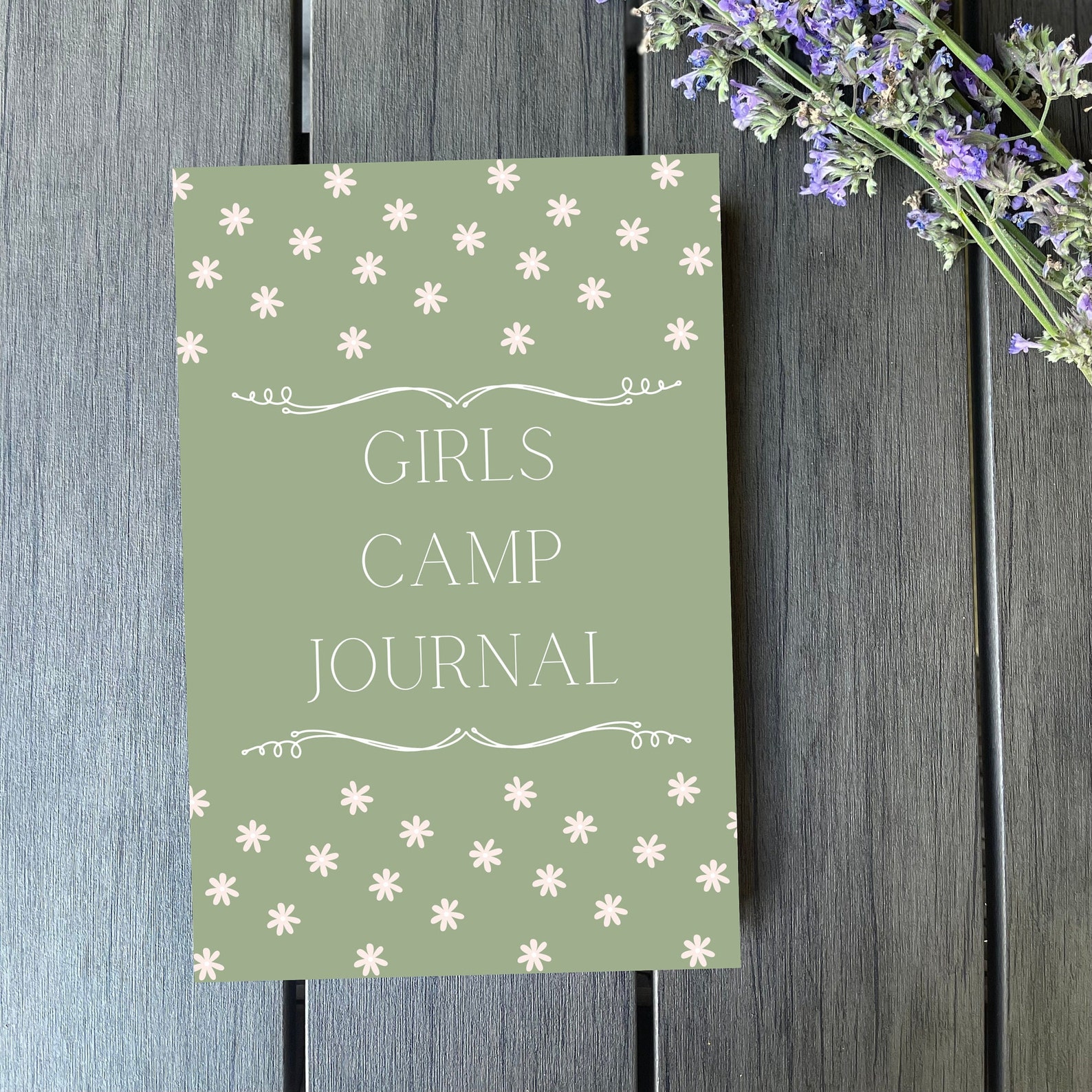 Floral Girls Camp Journal, Summer Camp Journal, Christian Journal ...