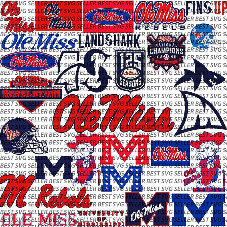 Rebels SVG, Basketball SVG, Ole Miss, Football SVG, Collage, Game Day ...