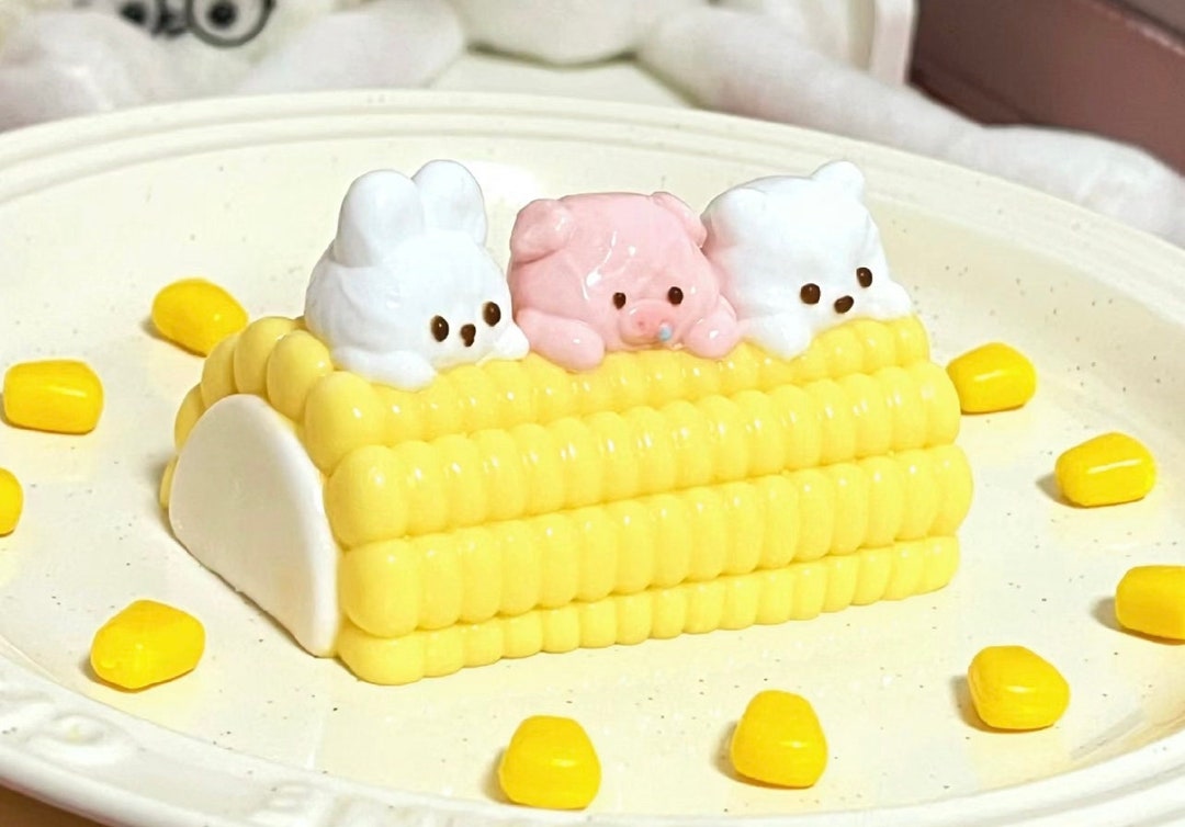 Animal Corn Taba Squishy Toy, Fun Stress Reliever, Soft Squeezing ...