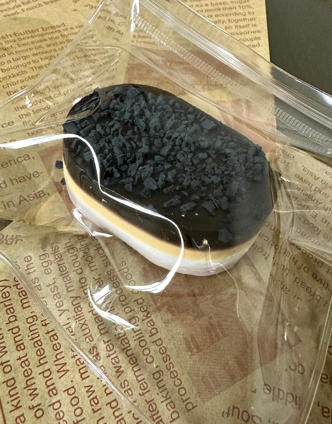 Realistic Oreo Cheesecake Taba Squishy Toy, Soft Textured Stress ...