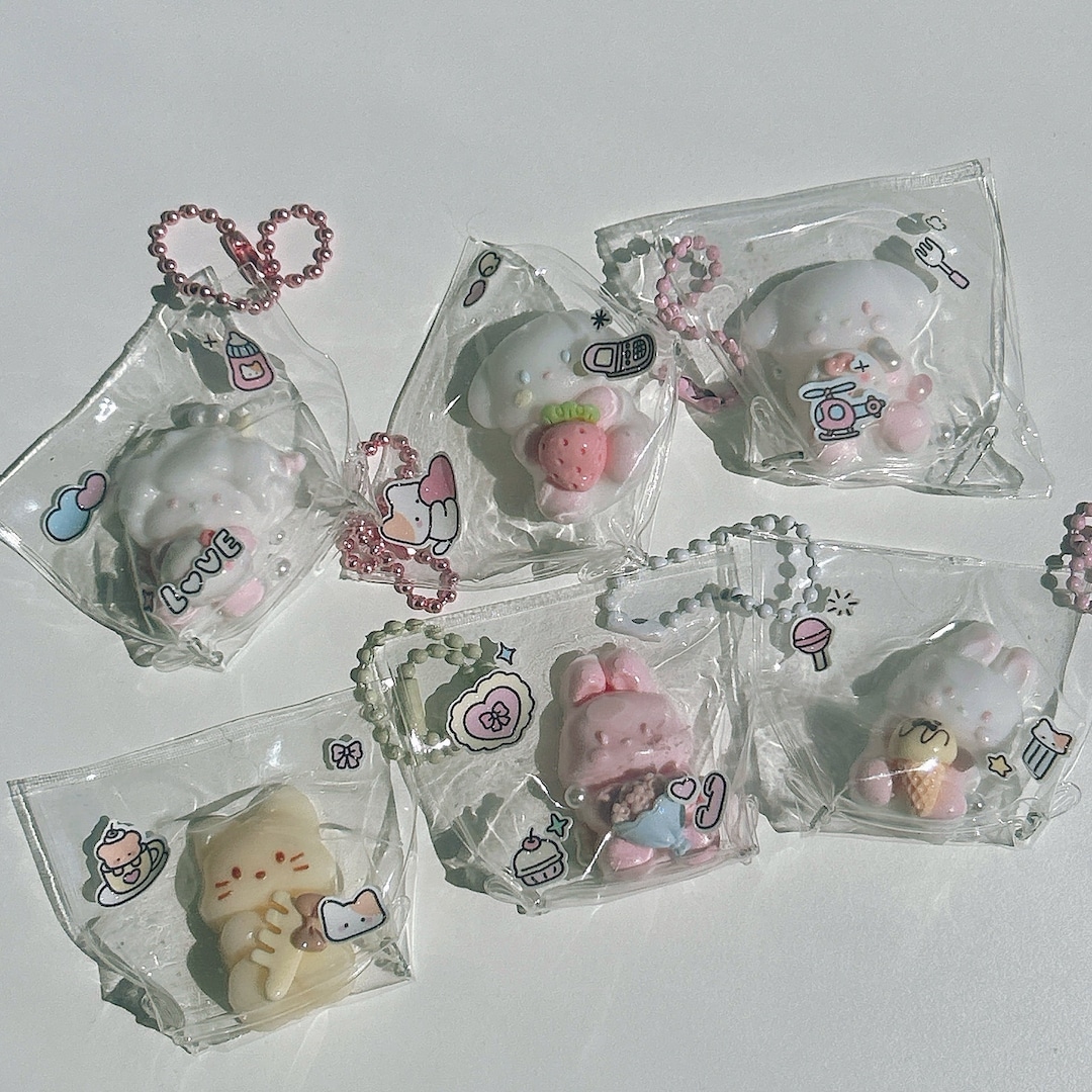 Little Animal Keychain Style Taba Squishy Toy, Soft Stress Reliever - Etsy
