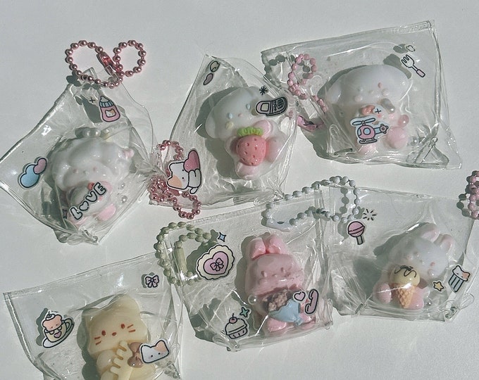 Little Animal Keychain Style Taba Squishy Toy, Soft Stress Reliever - Etsy