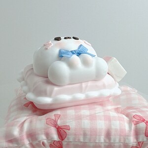 Rabbit With Pillow 3D Taba Squishy Toy, Soft Stress Relief, Cute Fidget ...