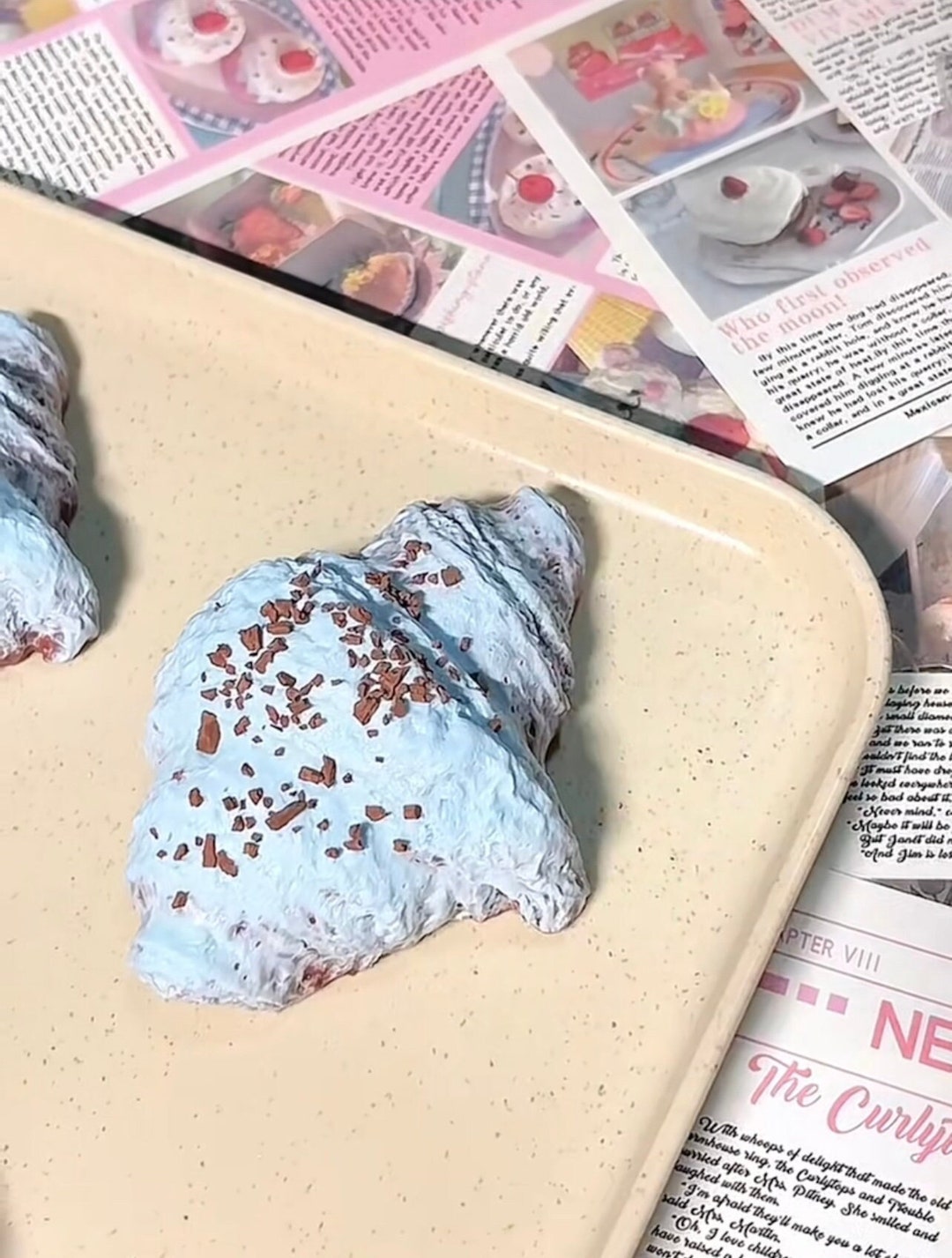 Sea Salt Croissant Squishy Toy Cute Comfort Stress Anxiety Relief ...