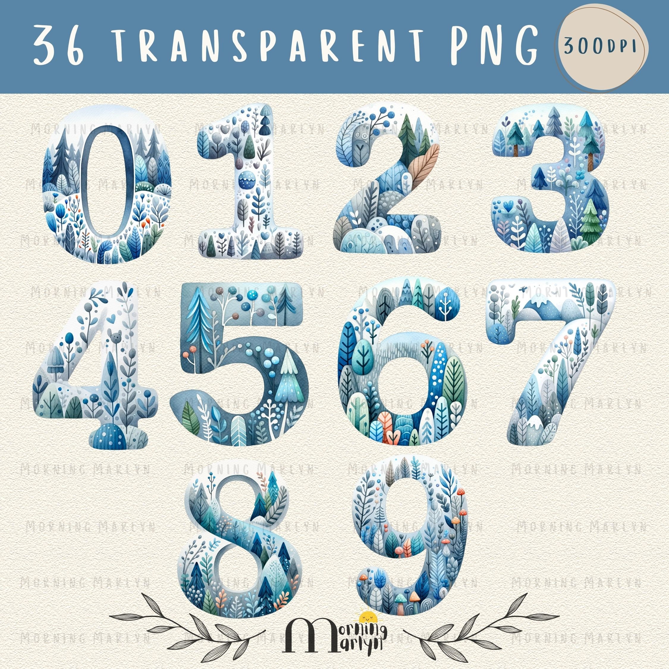 Watercolor Animal Alphabet PNG Cute Animal Alphabet Clipart in Woodland ...